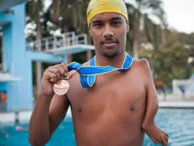 Four medals for Gayakwad in Berlin swimming championship