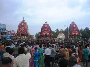 Odisha Rath Yatra: All three chariots reach Saradhabali