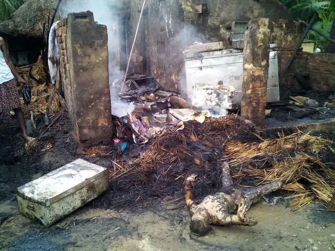 Woman charred to death, two others critical in Odisha