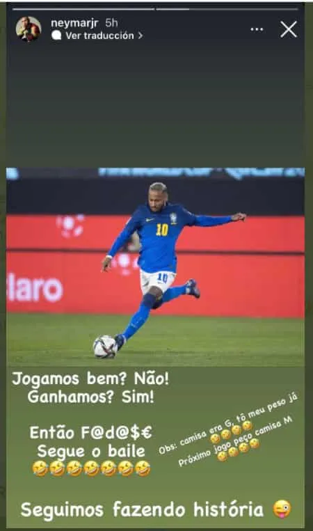 Neymar Jr responds to fans who 'fat-shamed' him during Brazil vs Chile ...