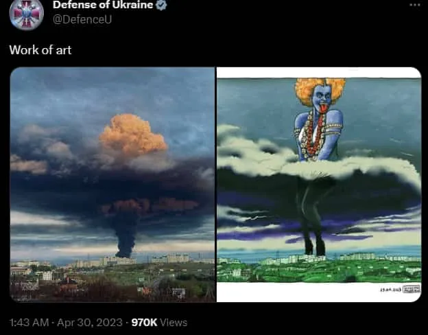 Ukraine defence ministry’s tweet showing Hindu Goddess Kali in awkward ...