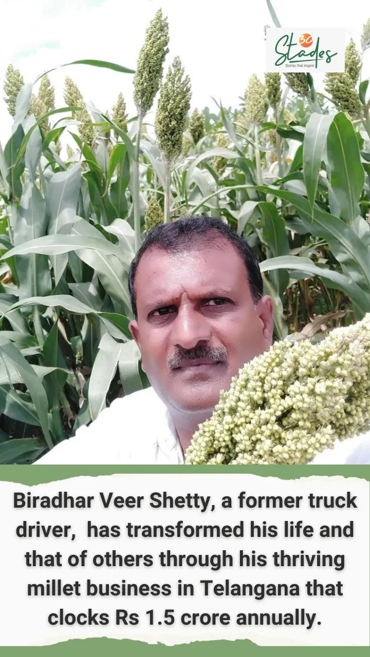 Veer Shetty: The truck driver who became a millet millionaire