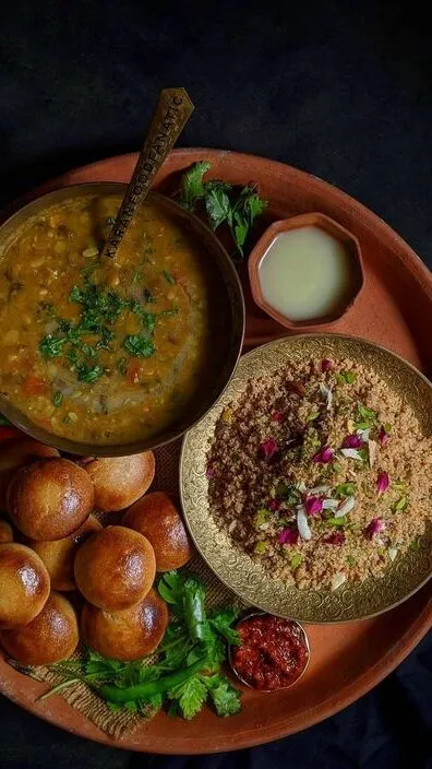 how to make dal bati churma