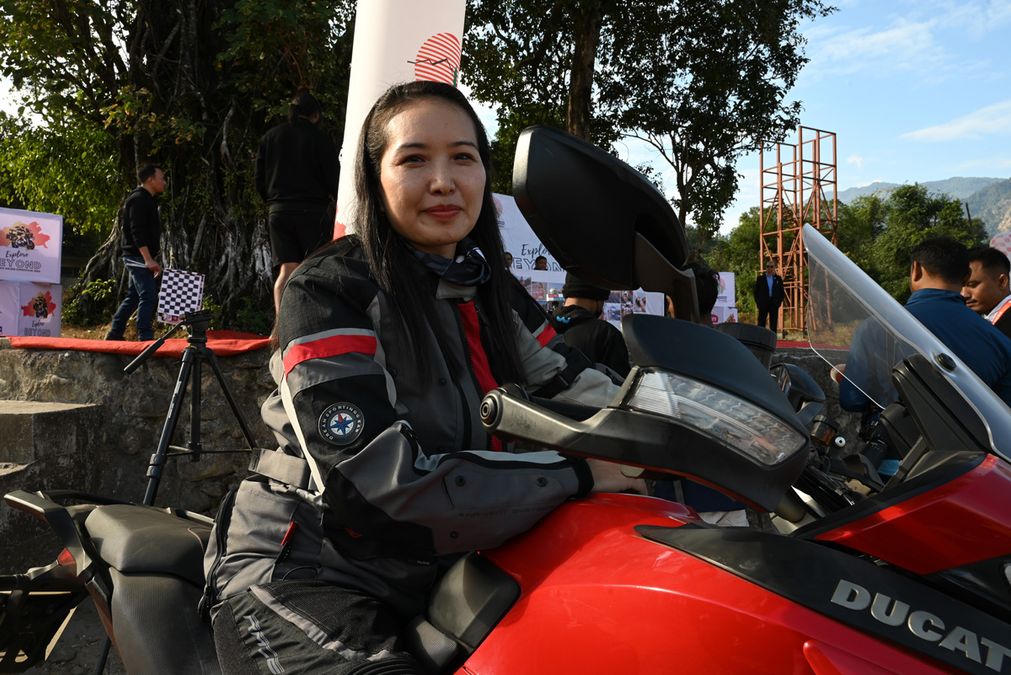 Tenzin Metoh: Arunachal’s woman biker reviving the traditional Monpa attire
