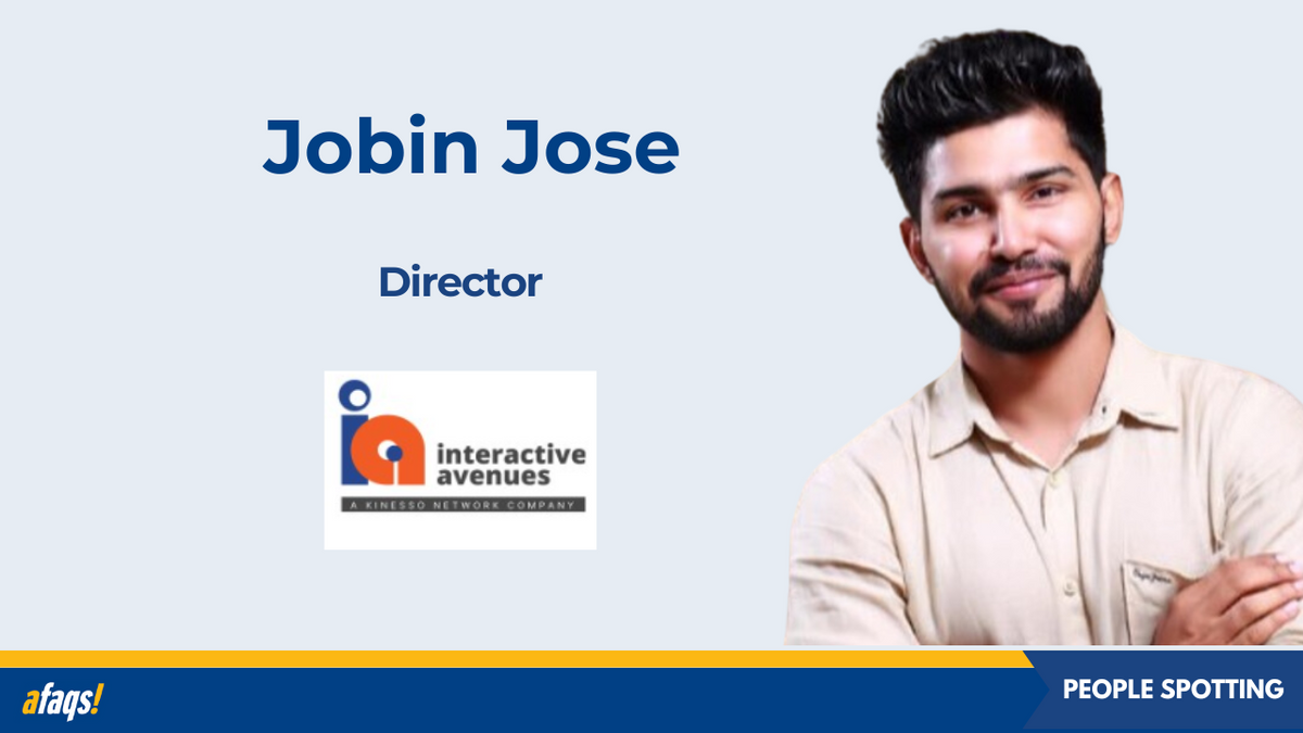 Interactive Avenues promotes Jobin Jose to Director