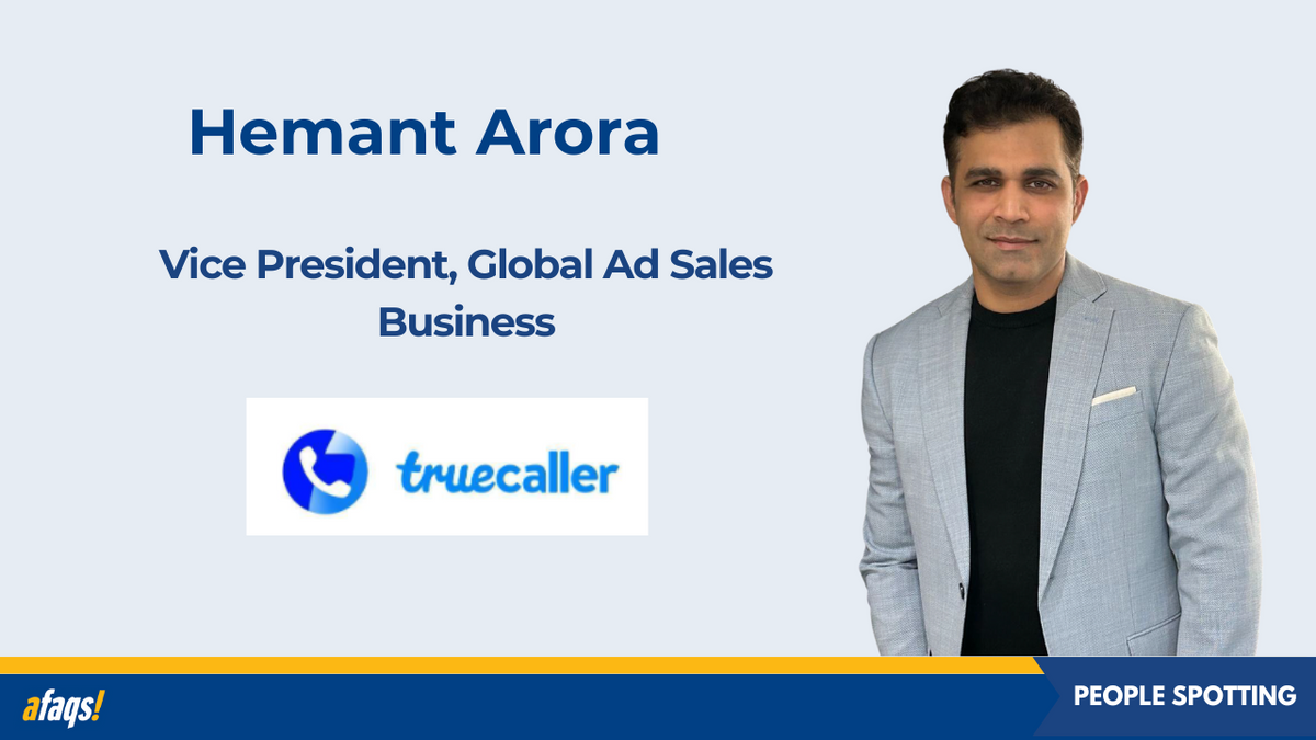 Truecaller appoints Hemant Arora as VP of Global Ad Sales Business