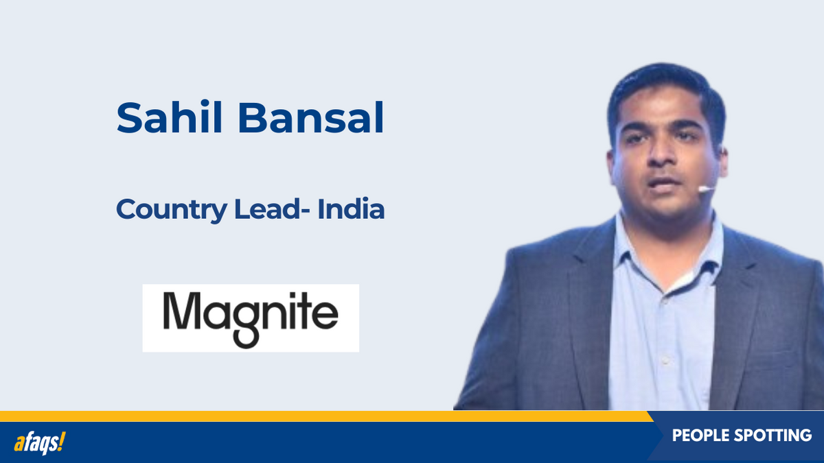 Magnite appoints Sahil Bansal as Country Lead for India Magnite appoints Sahil Bansal as Country Lead for India