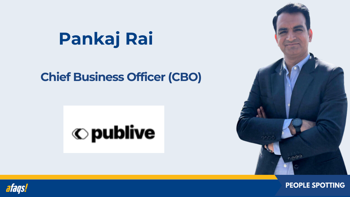 Pankaj Rai joins Publive as Chief Business Officer