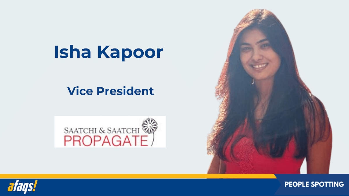 Saatchi & Saatchi Propagate appoints Isha Kapoor as Vice President