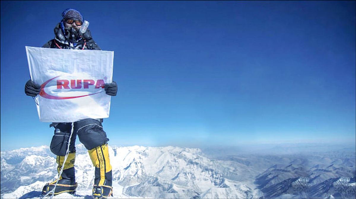 Rupa Innerwear scales the Mt. Everest...