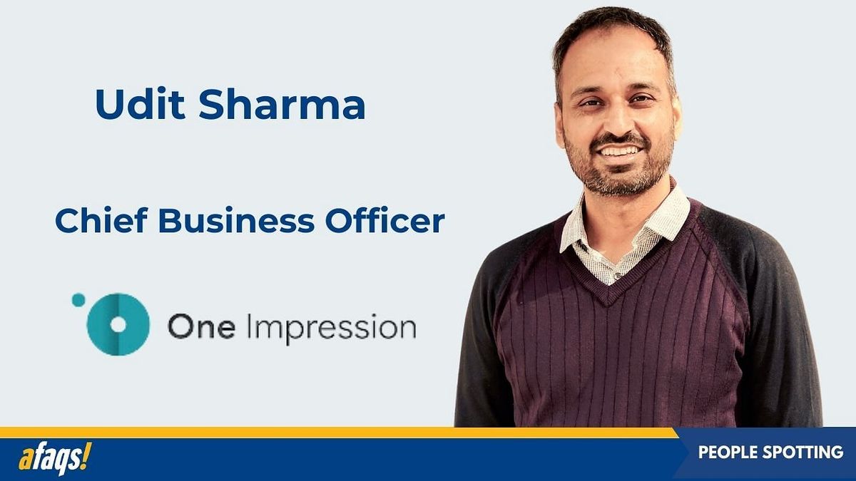 Sharechat's Udit Sharma joins One Impression as CBO