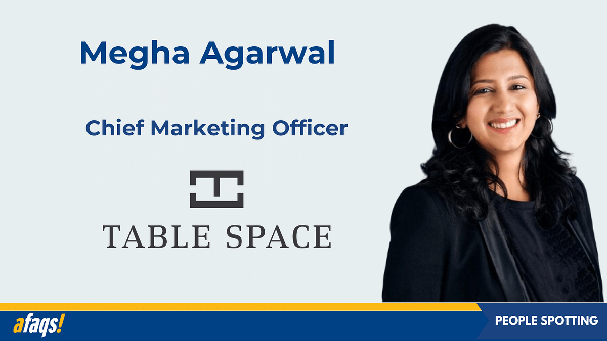 Ex-Unilever Veteran Megha Agarwal joins Tablespace as CMO