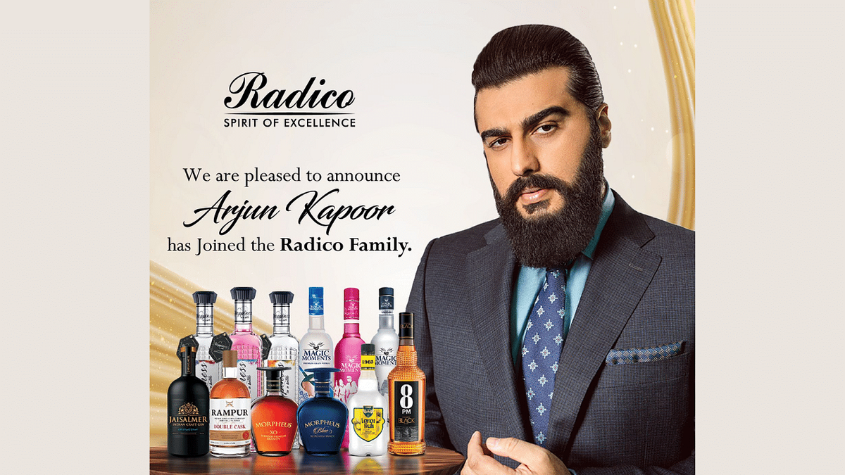 Radico Khaitan collaborates with Arjun Kapoor for its premium brands
