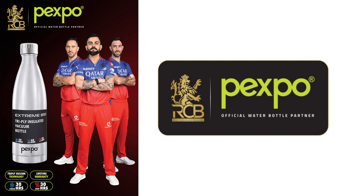 Pexpo teams up with RCB as Official Water Bottle Partners for IPL 2024