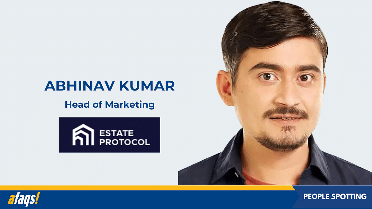 Abhinav Kumar of Trivago fame joins Estate Protocol as the Head of Marketing