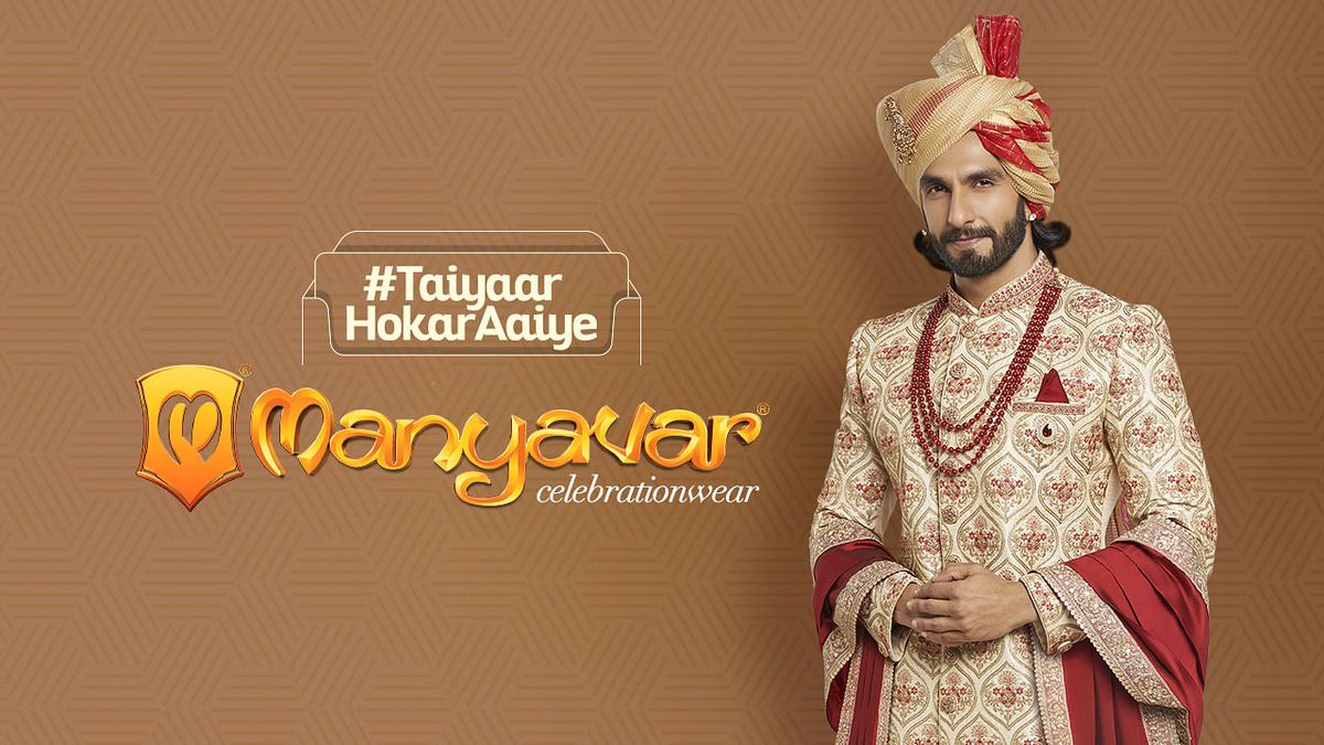 Ranveer Singh is groom goals in Manyavar’s new #TaiyaarHokarAaiye ad films!