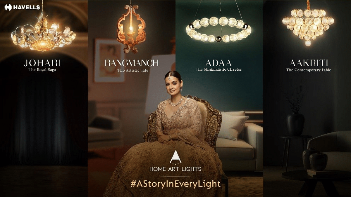 Havells introduces home art lights with Dia Mirza, showcasing design ...