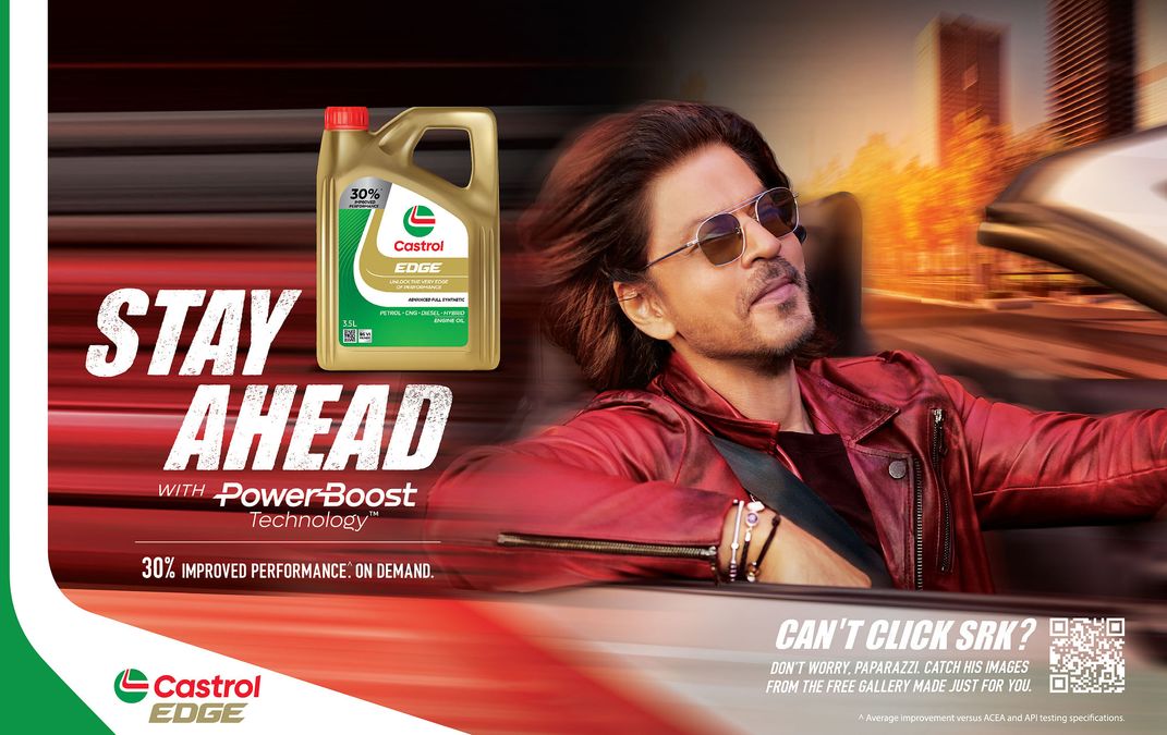 Castrol India launches new EDGE range with TVC featuring Shah Rukh Khan