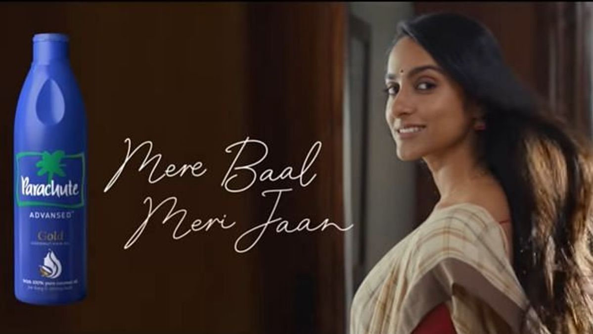 The new Parachute Advansed advertisement gives hair its own identity