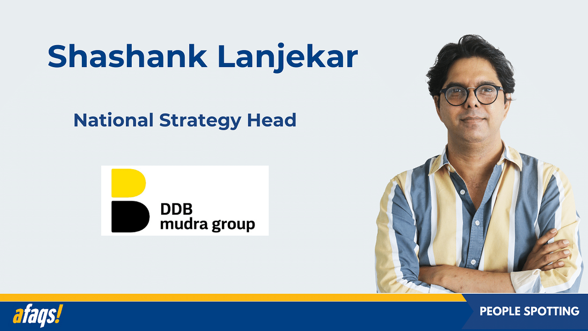 DDB Mudra Group appoints Shashank Lanjekar as national strategy head