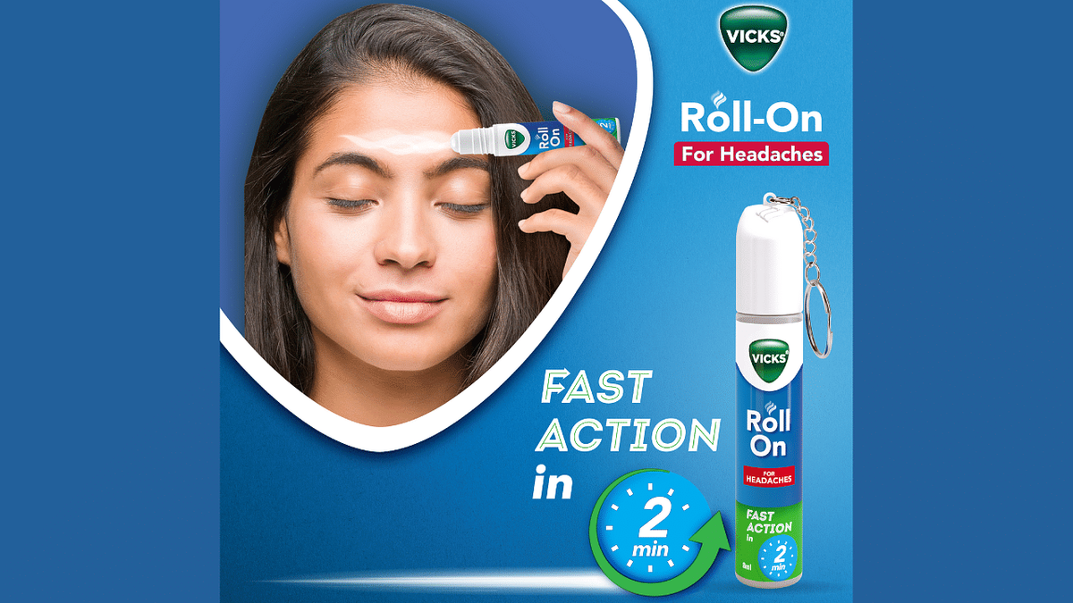 Vicks launches new Roll-On for fast headache relief accompanied by a ...