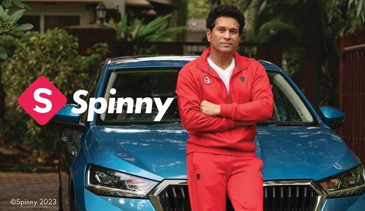 Sachin Tendulkar stars in Spinny's "It's Never Just a Car" campaign for World Cup 2023