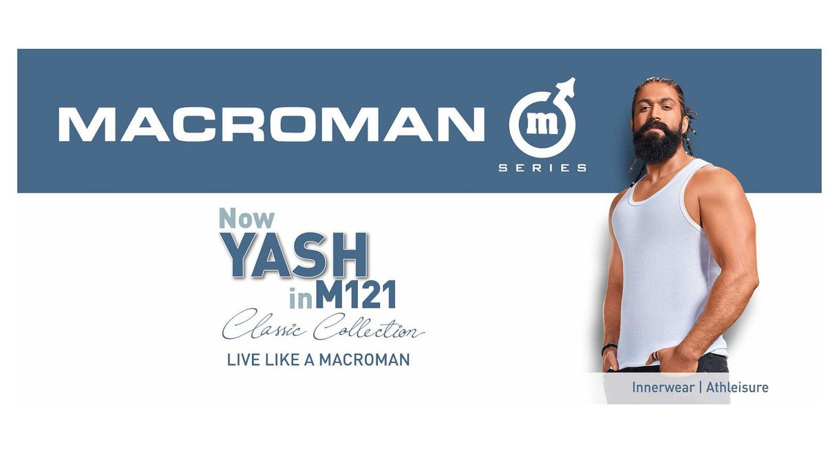Macroman M-Series signs on Superstar Yash as Brand Ambassador