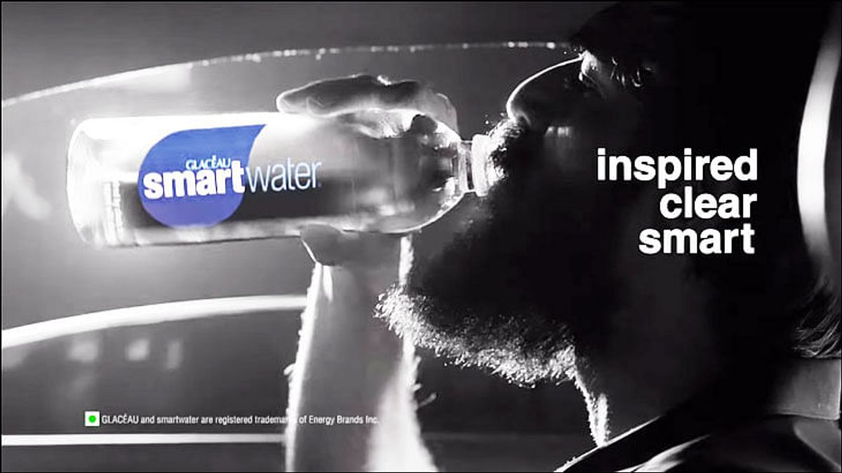 Coke's premium smartwater is made 'the way clouds are made'