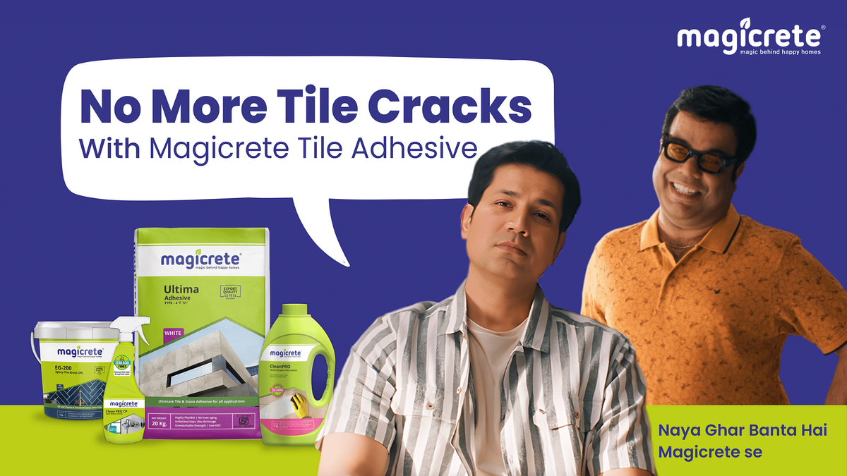 Magicrete unveils a new campaign for for its tile adhesive product ...