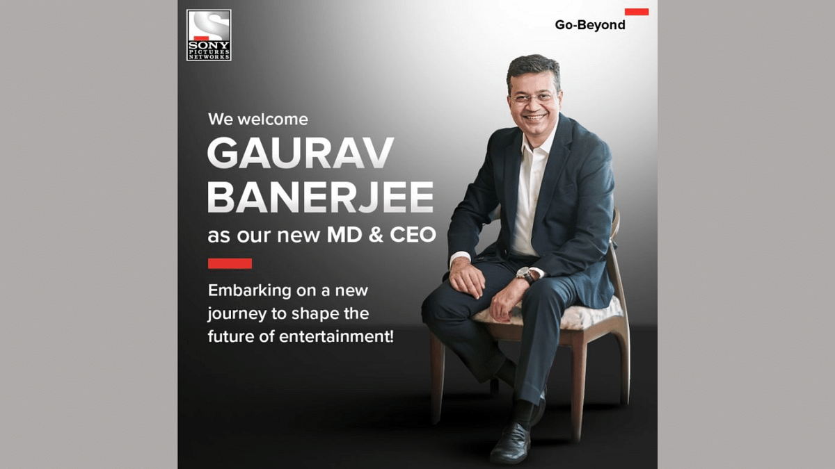 Gaurav Banerjee takes over as Sony Pictures Networks India MD and CEO