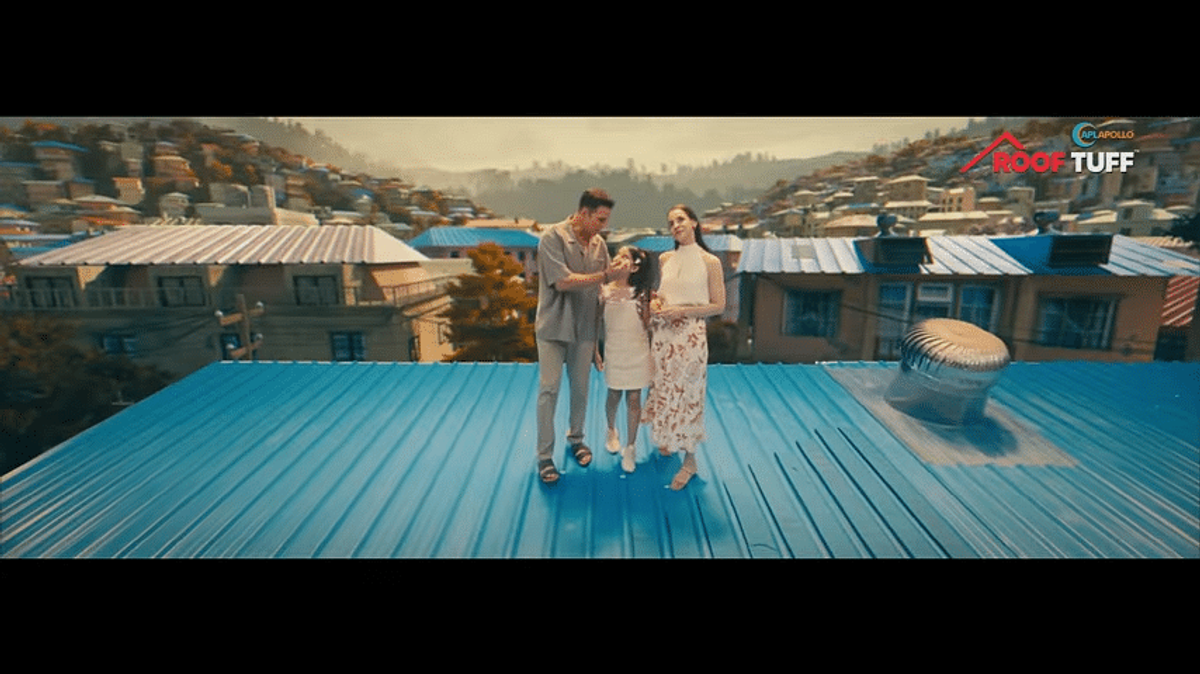 APL Apollo unveils a TVC ft. Akshay Kumar as 'THE TUFF HERO' for 'Roof ...