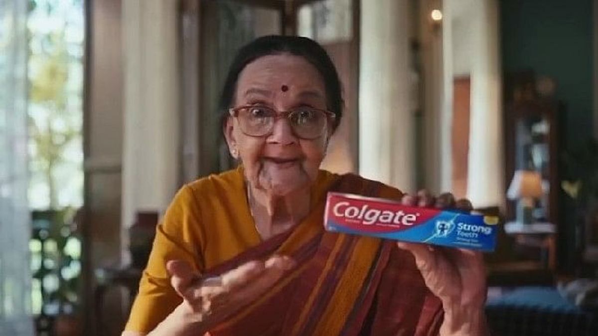 Colgate's new ad is toothless and grinning