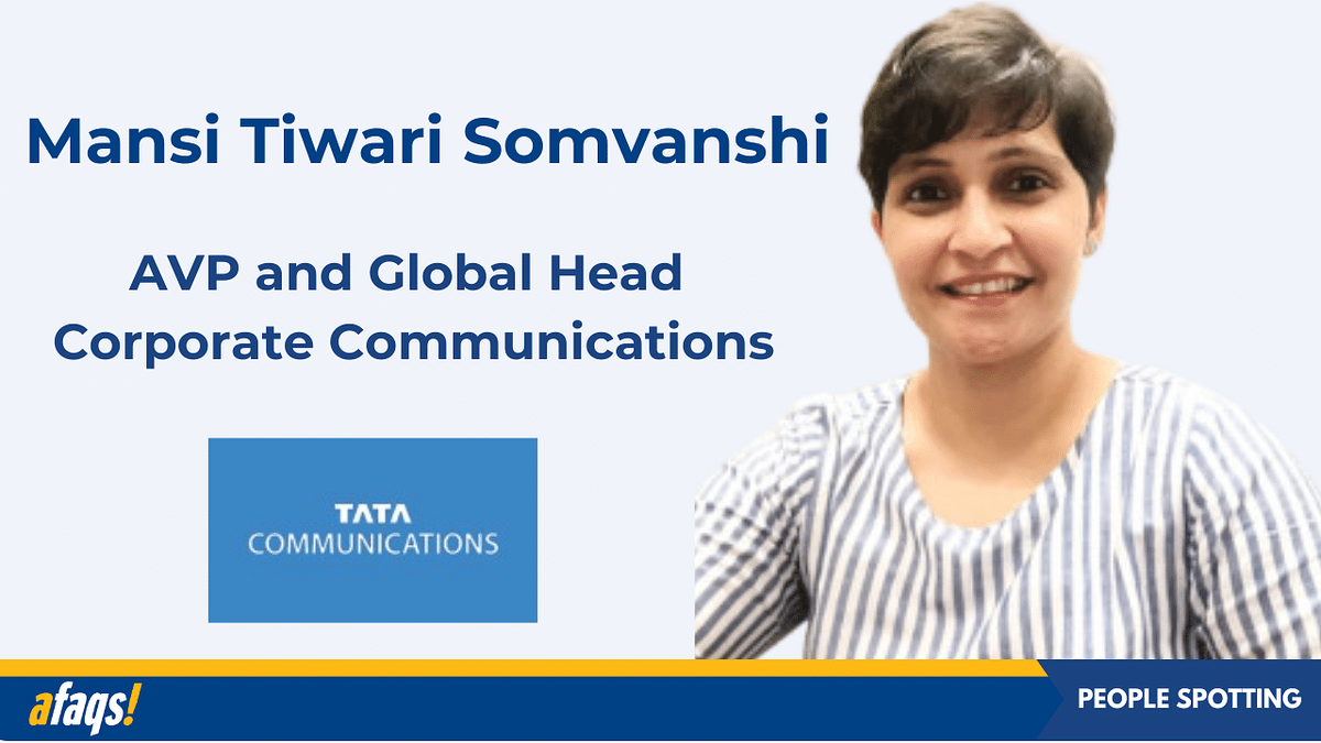 Mansi Tiwari Somvanshi appointed as the AVP and global head of corp comm at Tata Communications