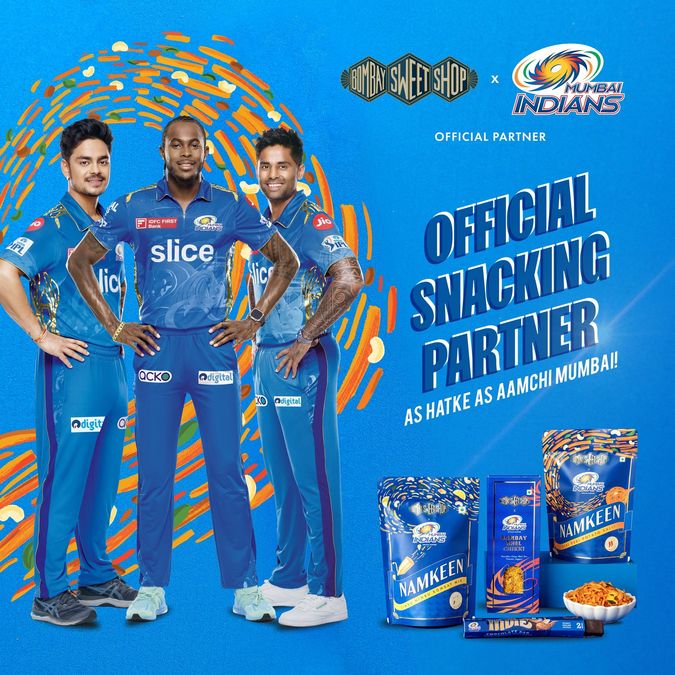 Bombay Sweet Shop appoints as Mumbai Indians’ official snacking partner