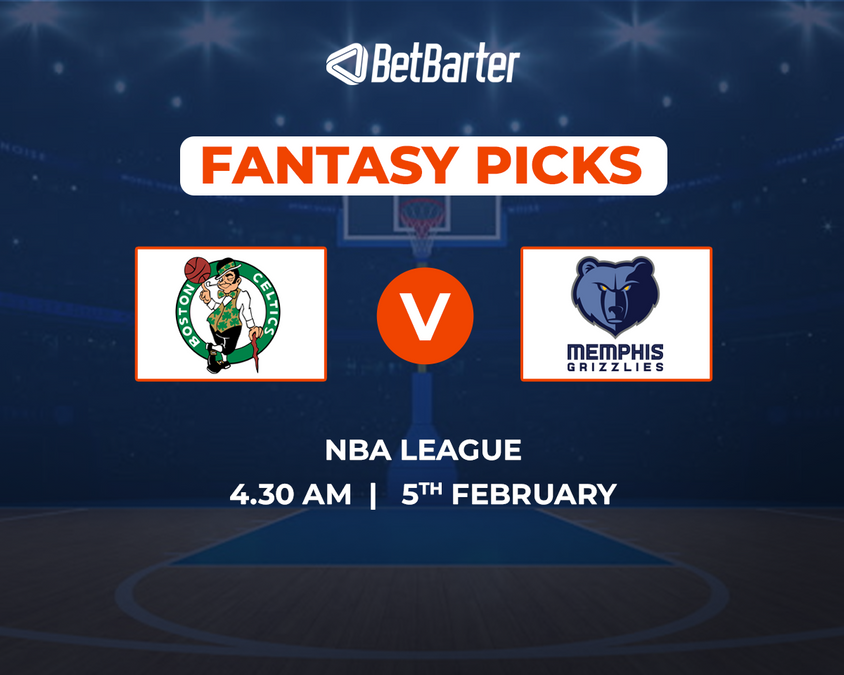 NBA 2023-2024: BOS vs MEM Dream11 Prediction, Fantasy Basketball Tips ...