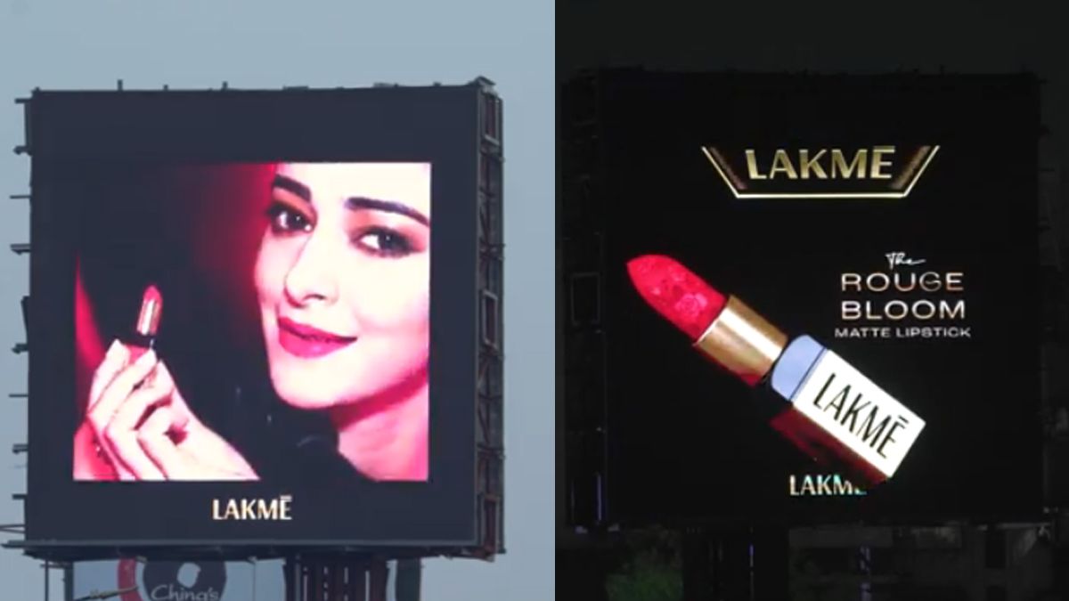 Lakme unveils anamorphic DOOH campaign for Rouge Bloom collection