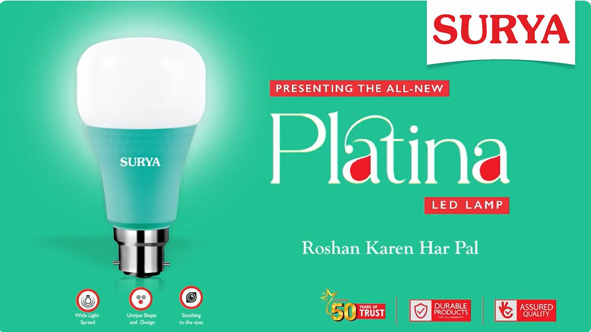 Surya Roshni brings to light new Surya Platina #RoshanKarenHarPal campaign