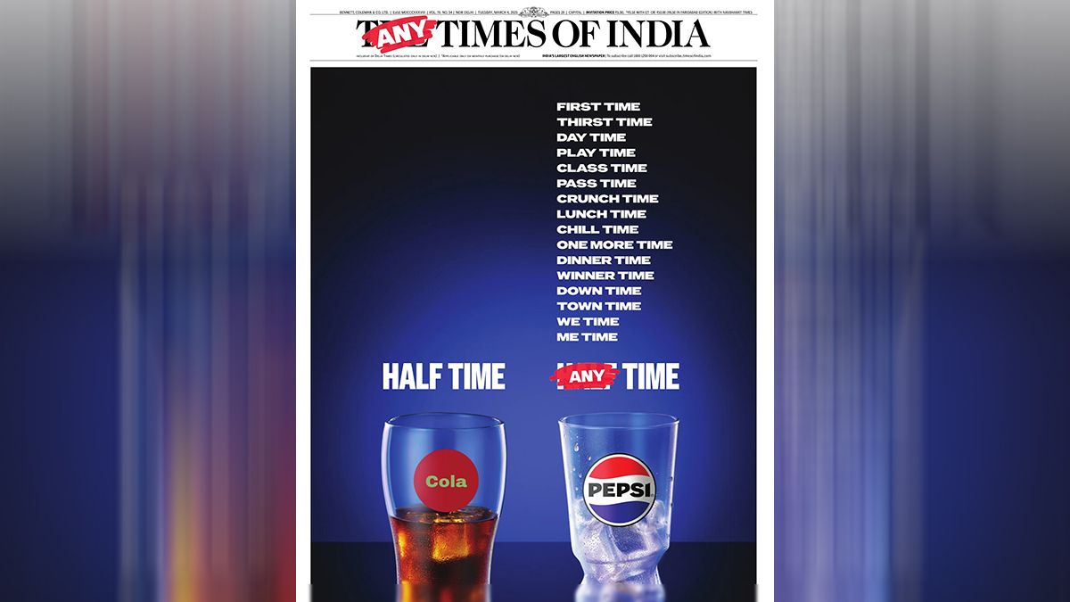 From 'Nothing Official' to 'Anytime': How Pepsi keeps trolling Coca-Cola for decades