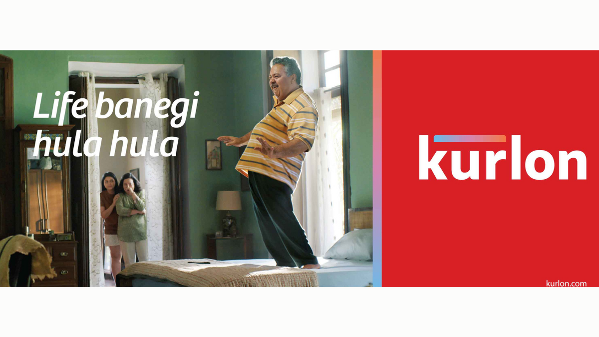 Kurlon unveils fresh identity with new tagline 'Life banegi Hula Hula'