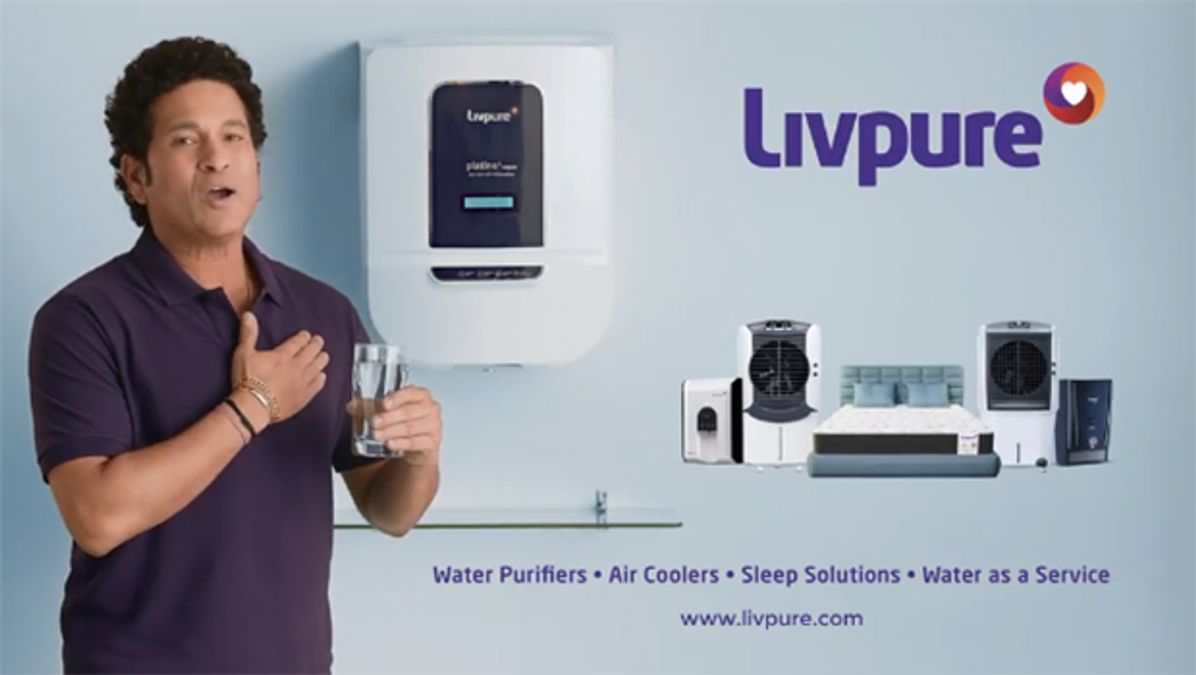 Livpure launches new TVC featuring cricketer Sachin Tendulkar