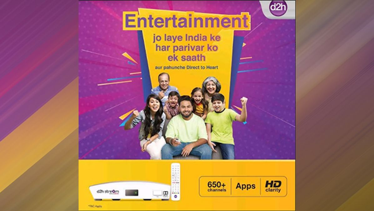 Rishabh Pant features in D2H's new campaign announcing revamped brand ...