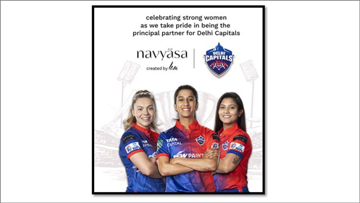 Saree brand navyasa by liva partners with WPL team Delhi Capitals