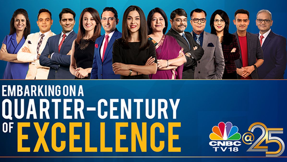 CNBC-TV18 celebrates its 25th anniversary