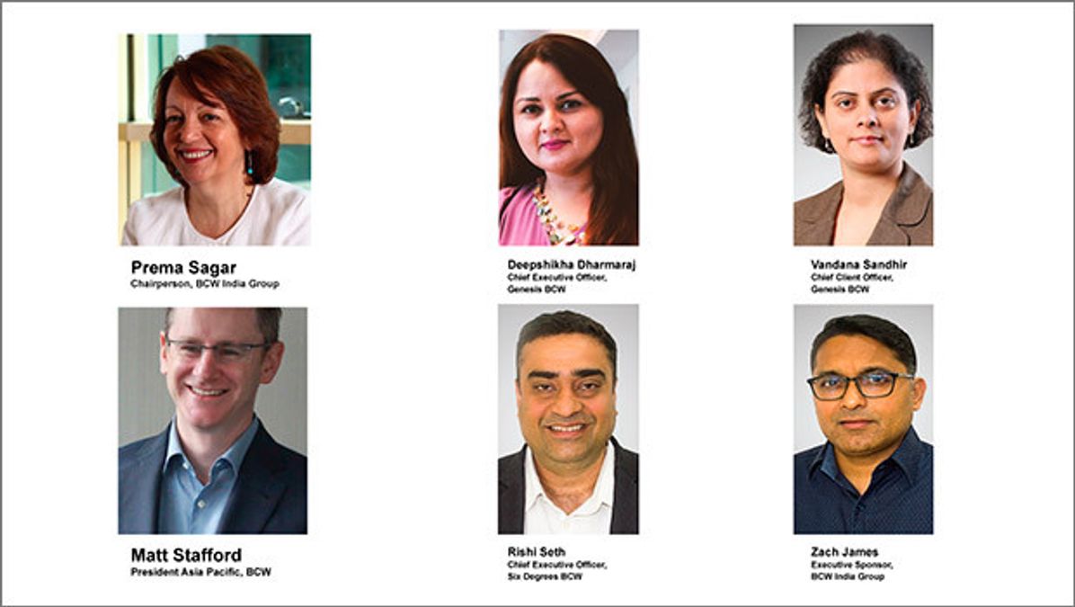 Genesis BCW and Six Degrees BCW integrate to form 'BCW India Group'