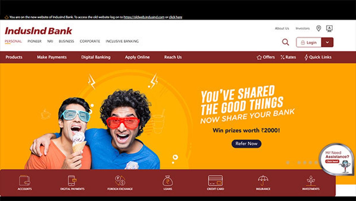 IndusInd Bank launches redesigned website to enhance customer experience