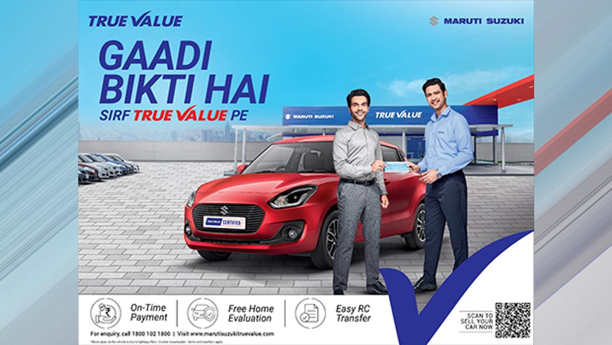 Maruti Suzuki True Value launches #SirfTrueValuePe brand campaign