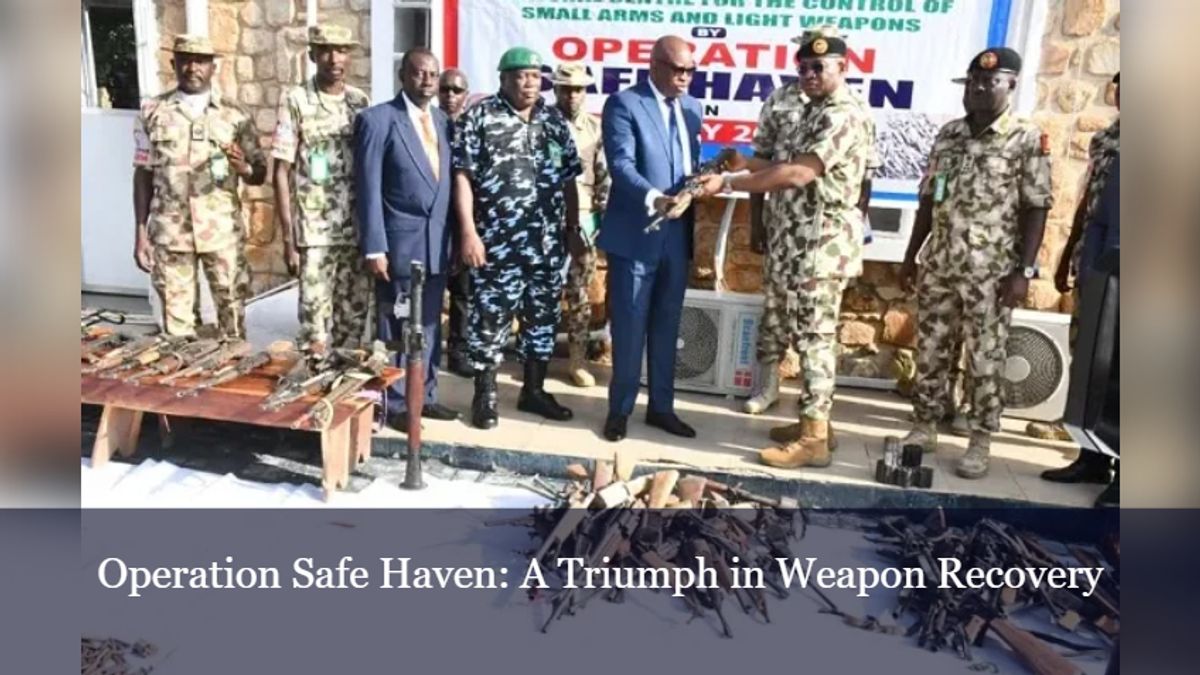 Operation Safe Haven: A Triumph in Weapon Recovery
