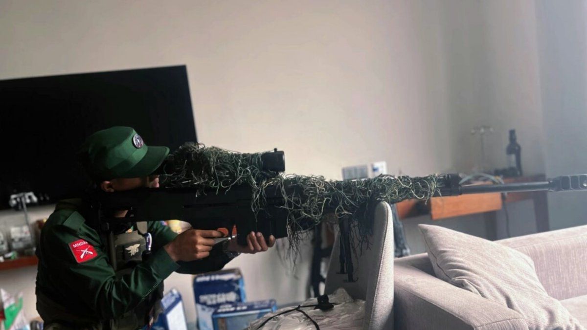 Rare Chinese-Made Sniper Rifle Spotted in Myanmar Conflict