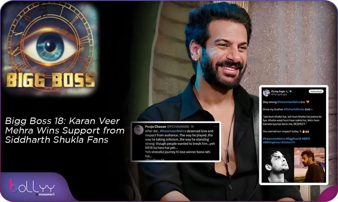 Bigg Boss 18: Karan Veer Mehra Wins Support from Siddharth Shukla Fans