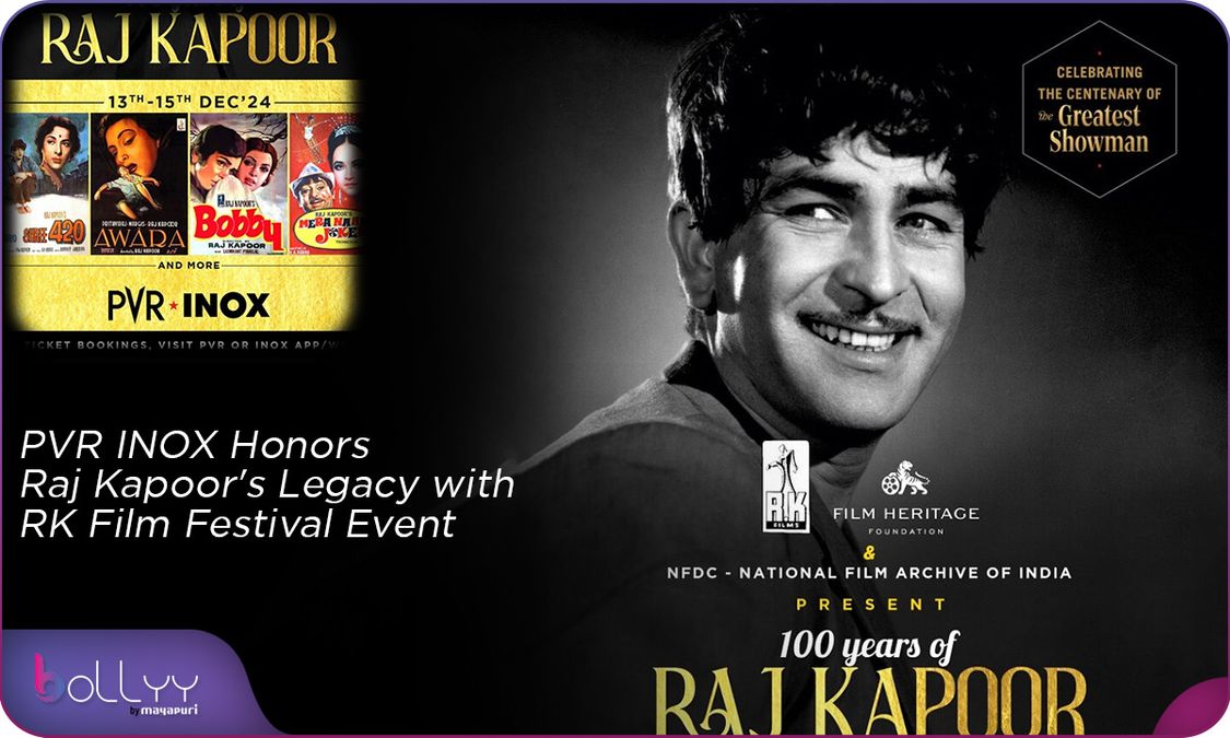 PVR INOX Honors Raj Kapoor's Legacy with RK Film Festival Event